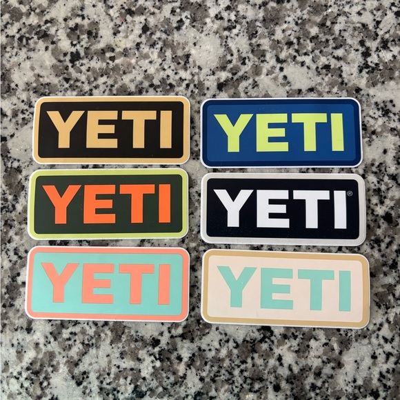 Yeti | Other | Yeti Logo Sticker Set | Poshmark